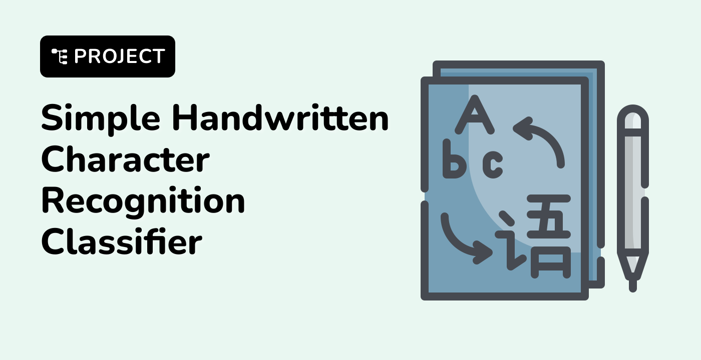 Simple Handwritten Character Recognition Classifier with AI and Hands ...