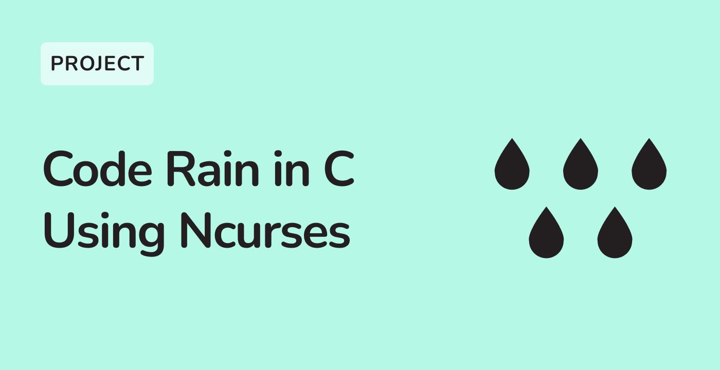 Creating a Code Rain in C Using Ncurses with AI and Hands-On Labs | C Skill Tree | LabEx