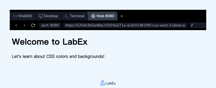 CSS 背景与颜色：网页样式设计 | LabEx