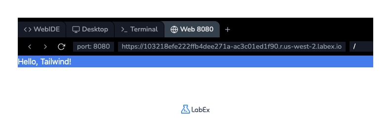 Tailwind CSS: Style Elements with Utility Classes | LabEx