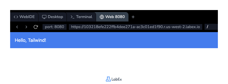 Tailwind CSS: Style Elements with Utility Classes | LabEx