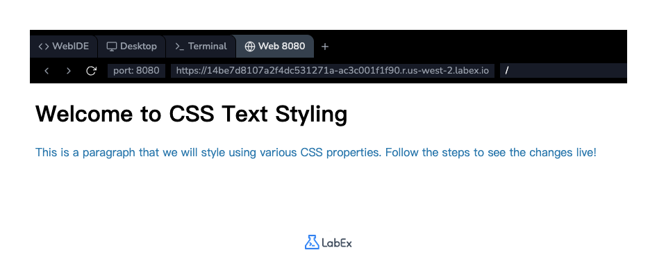 CSS Text Styling: Learn to Style Web Text | LabEx