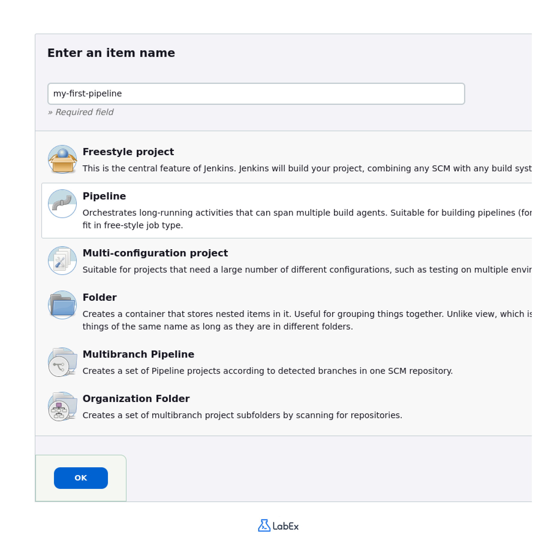 Créer et Exécuter un Pipeline Jenkins Basique | LabEx