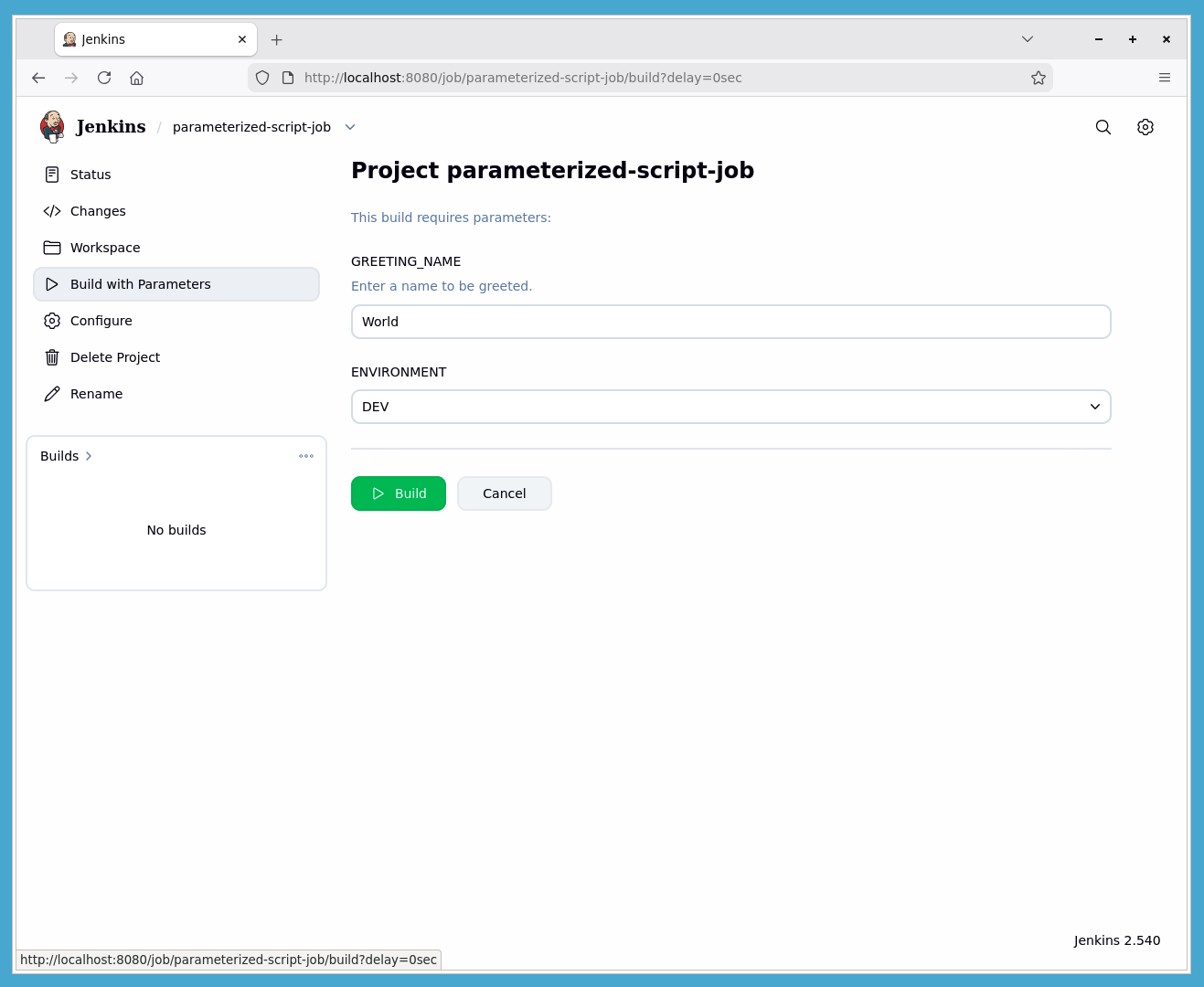 Jenkins 参数化构建与脚本使用指南 | LabEx