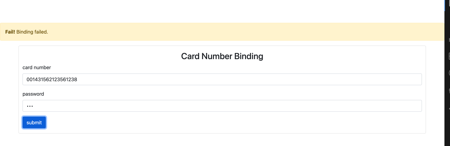 Implement Card Binding Function With Jquery And Ajax Labex