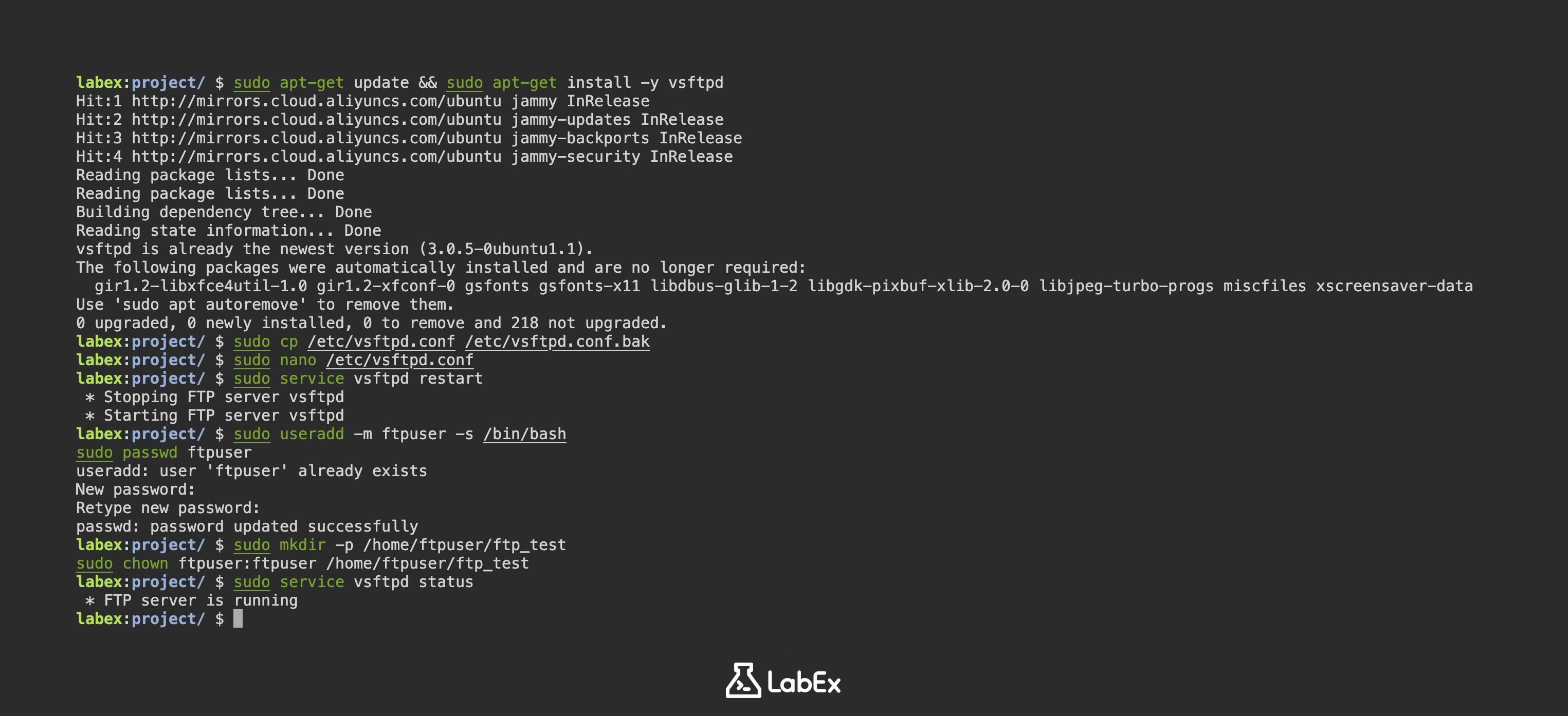 Attack FTP Services with Hydra | LabEx