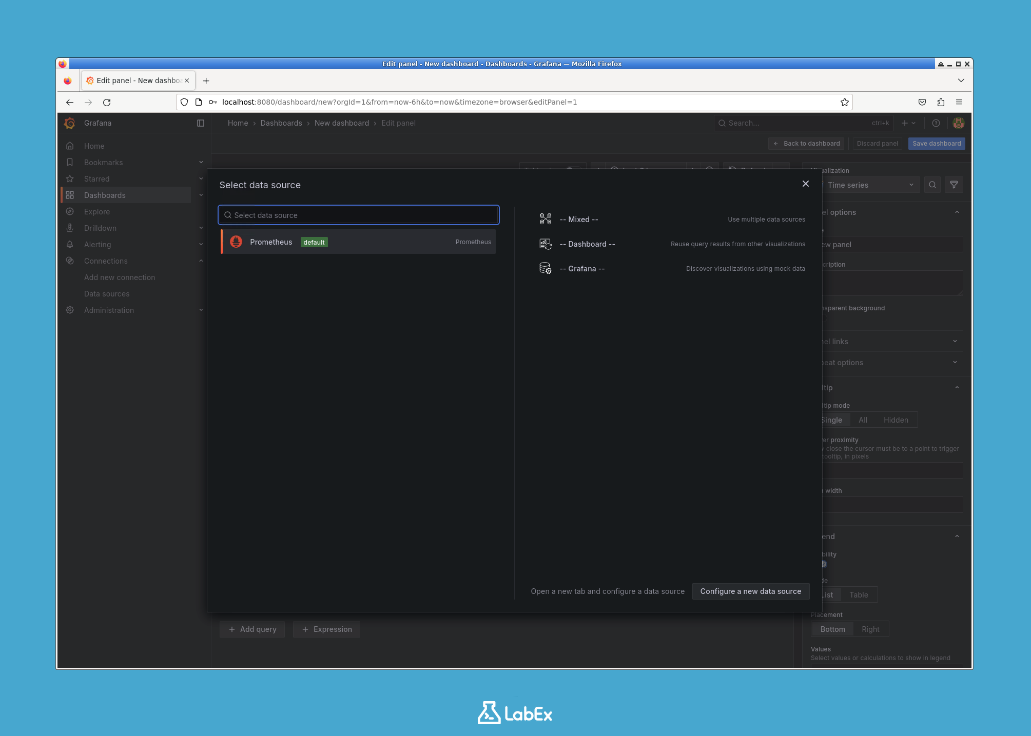 Grafana: Build a System Metrics Dashboard with PromQL | LabEx