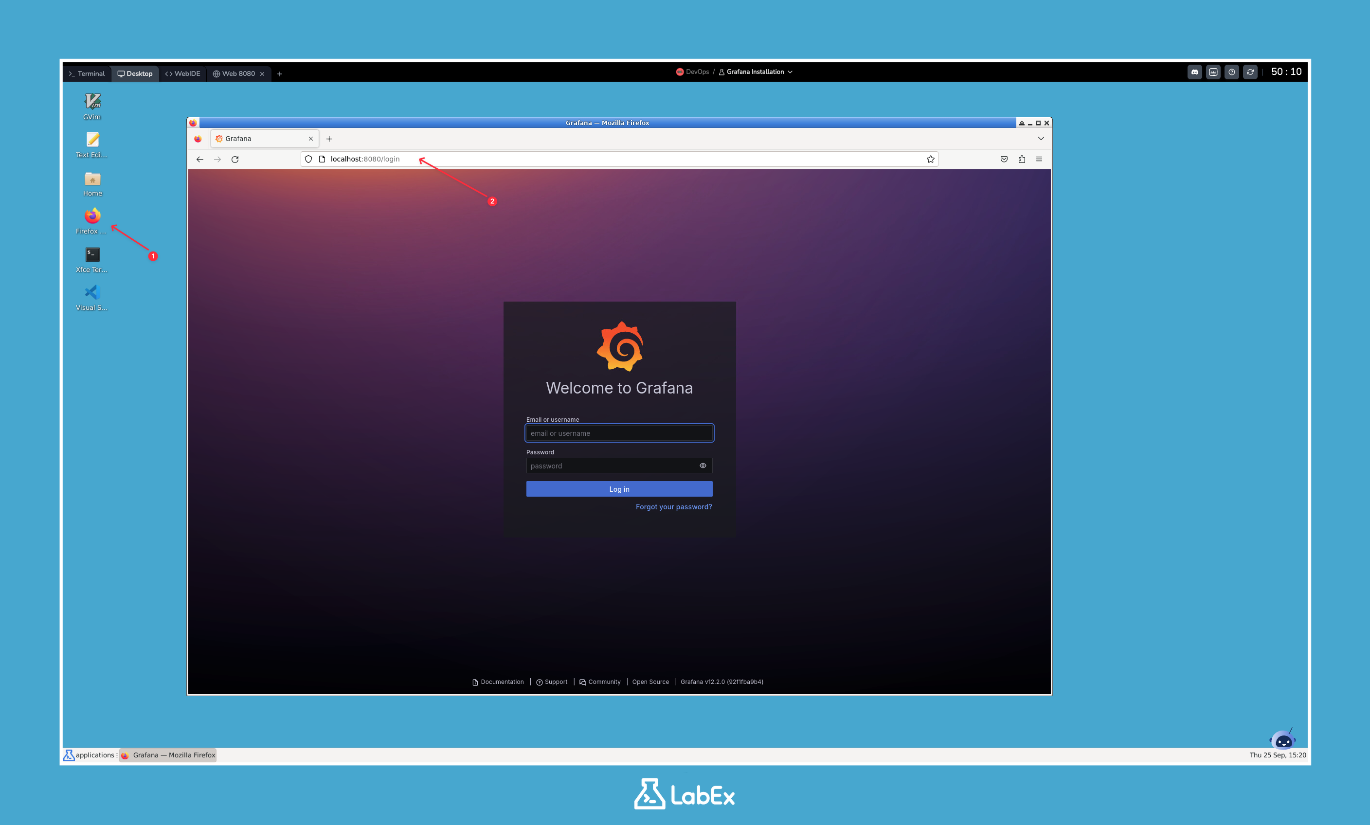 Docker: Install Grafana and Connect to Prometheus | LabEx