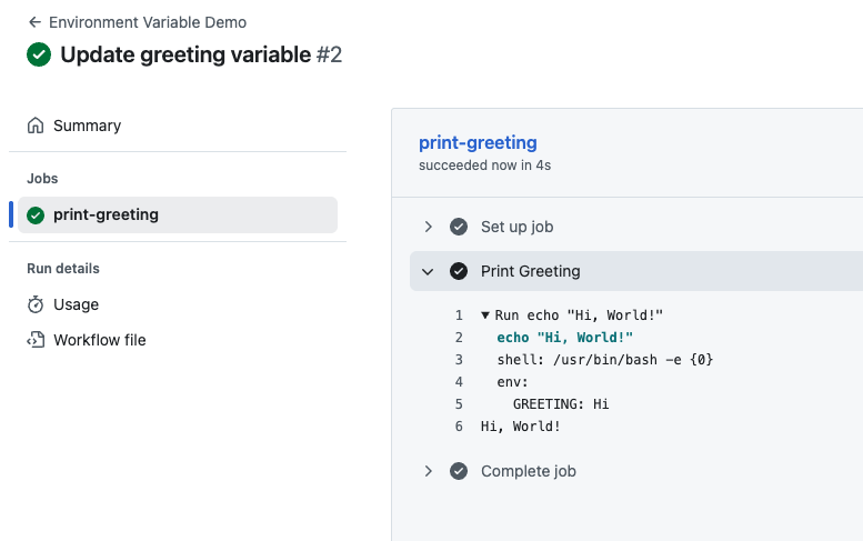 Variáveis de Ambiente no GitHub Actions - Definir e Usar | LabEx