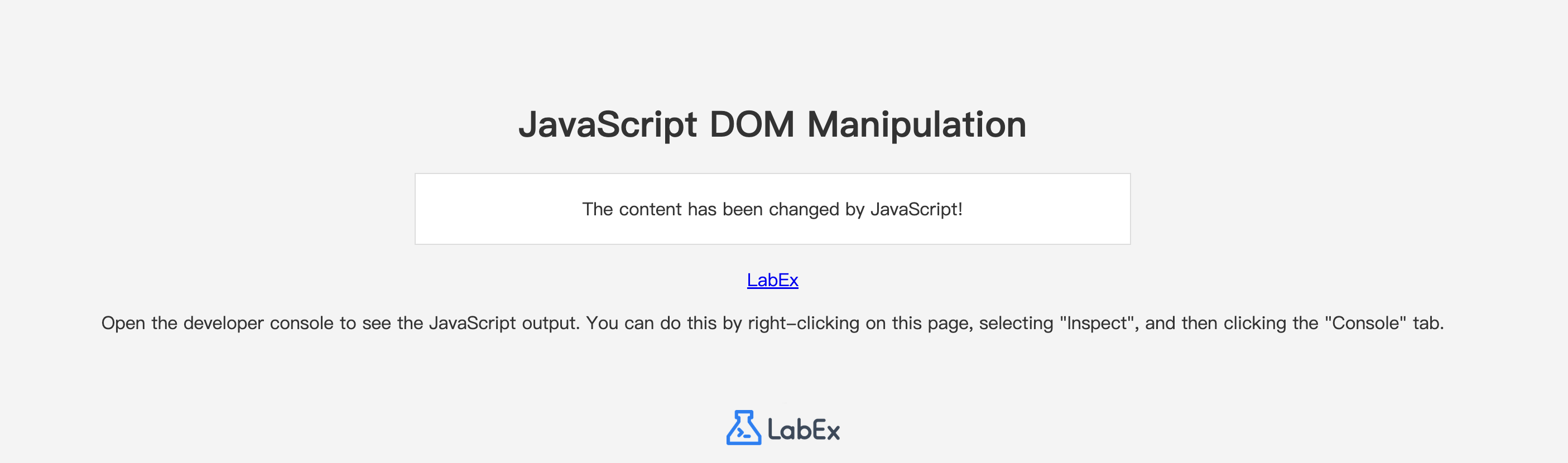 JavaScript DOM 操作：选择、修改和创建元素 | LabEx