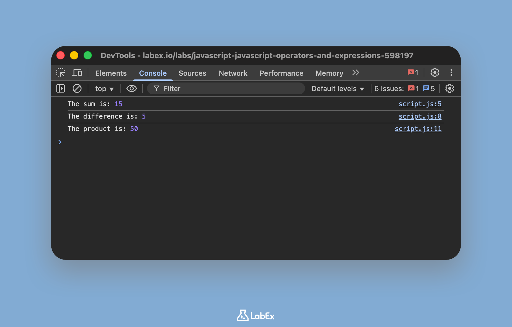 Operadores JavaScript: Domine Expressões Aritméticas e de String | LabEx