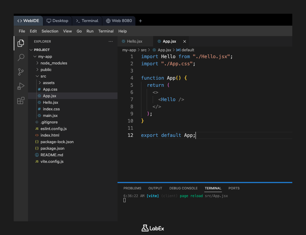 React 组件：创建与导入函数式组件 | LabEx