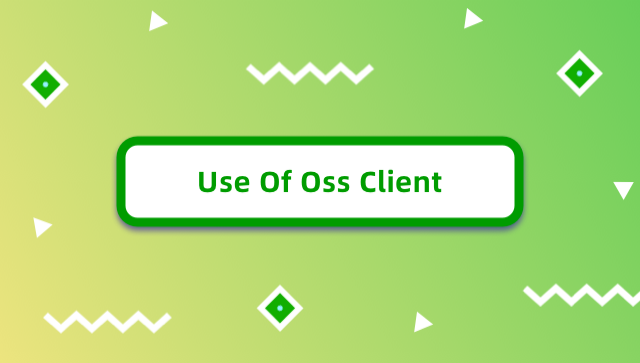 Use of Oss Client | LabEx