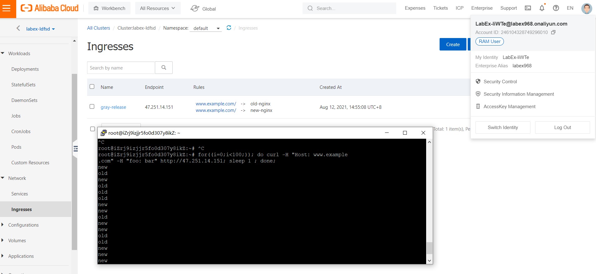 Alibaba Cloud Academy Hands-on Lab Self-paced Learning Program - Lab 4 | LabEx