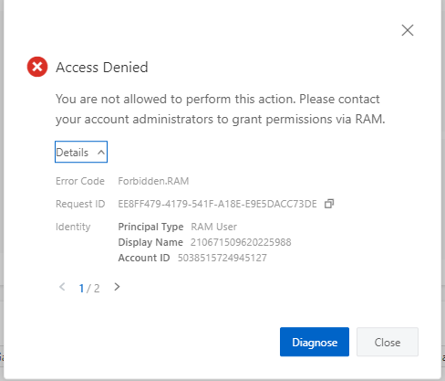 Access VPC Denied | LabEx
